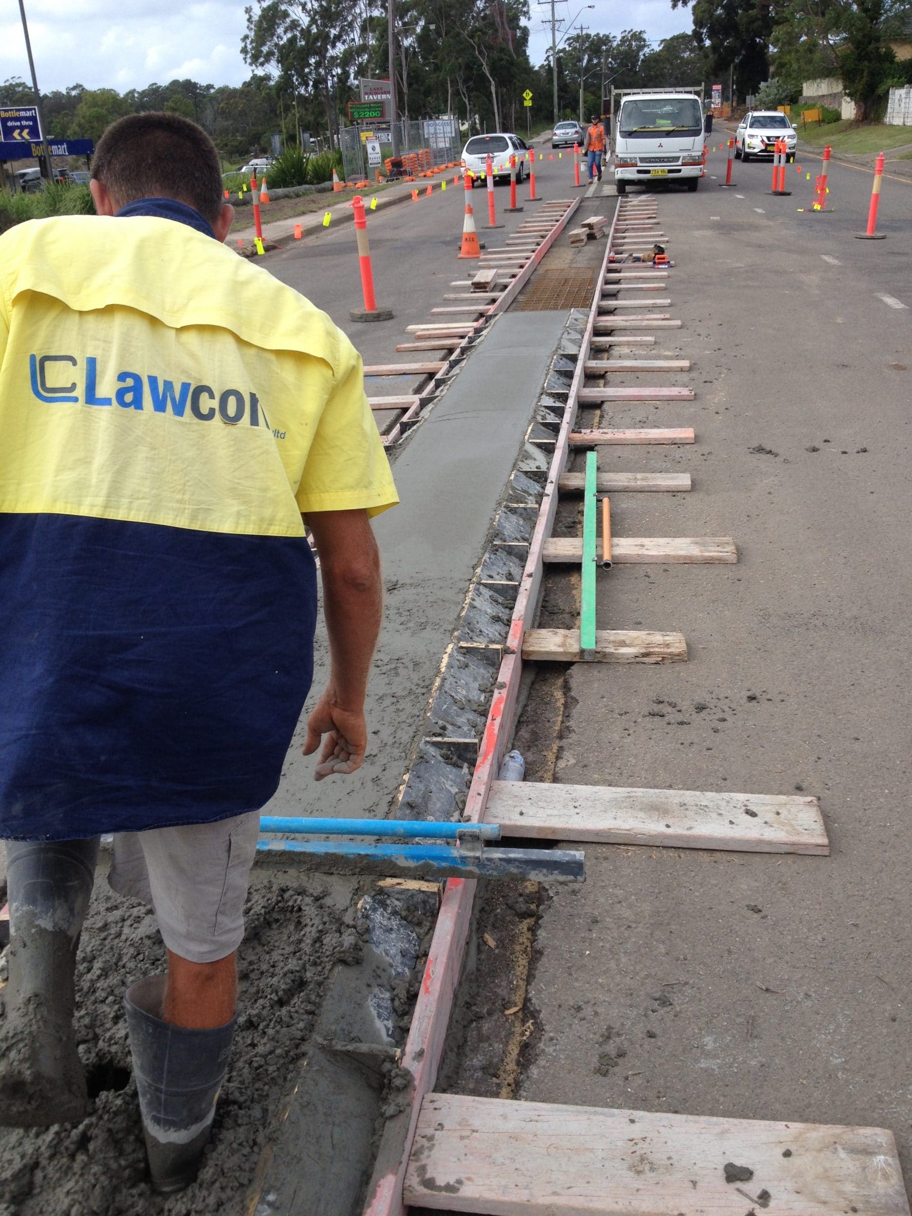 Road Center Median » Lawcon Constructions Pty Ltd